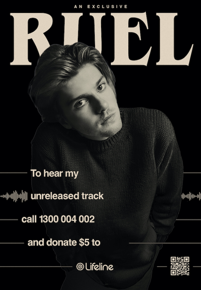 Lifeline and ARIA winning artist Ruel launch ‘The Release Line’, a ...